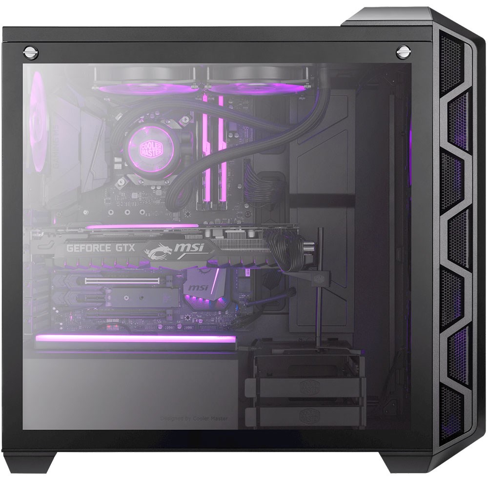 Cooler Master MasterCase H500 Temperli Cam 2x200mm RGB Led Fan Super ...