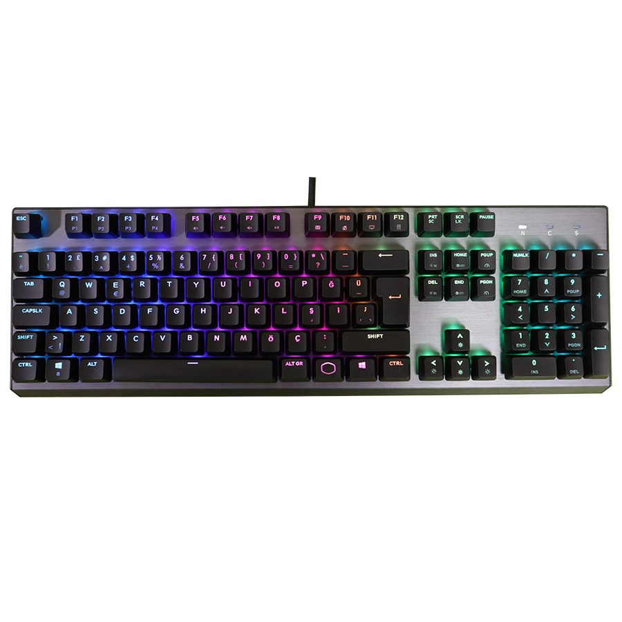 Cooler Master CK-350-KKOR1-TU CK350 RGB Mekanik Red Switch Q TR Oyuncu ...