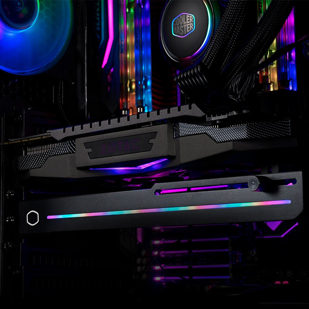 Cooler Master ELV8 RGB Ledli Universal Ekran kartı Tutacağı MAZ-IMGB ...