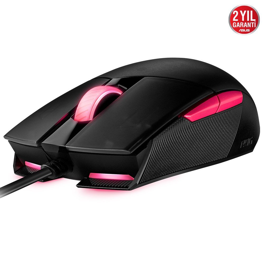 Asus ROG Strix P512 Impact II Electro Punk Mouse Siyah