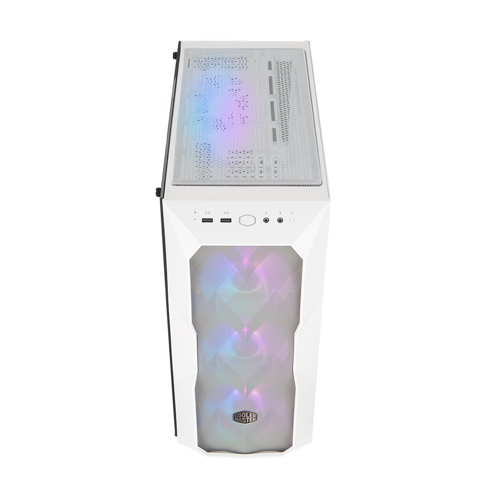CM MasterBox TD500 Beyaz ARGB 4x120mm Fanlı, Tempered Glass, Kristal ...