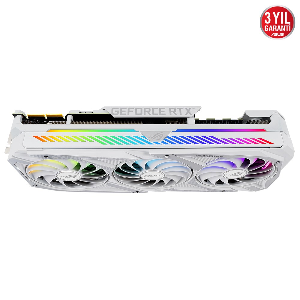 Asus ROG Strix GeForce RTX 3090 OC White ROG-STRIX-RTX3090-O24G-WHITE ...