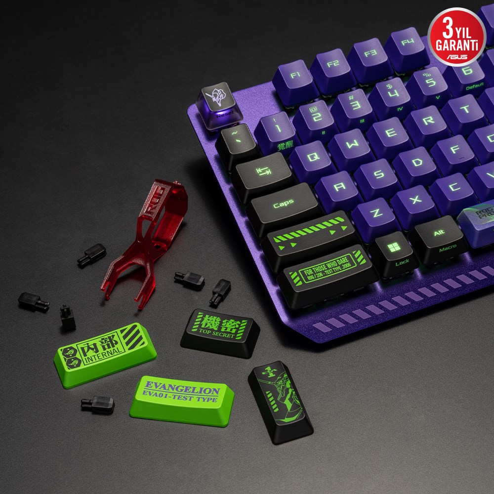 ASUS ROG STRIX SCOPE RX EVA Edition RGB RX RD Optik Mekanik Oyuncu Klavyesi