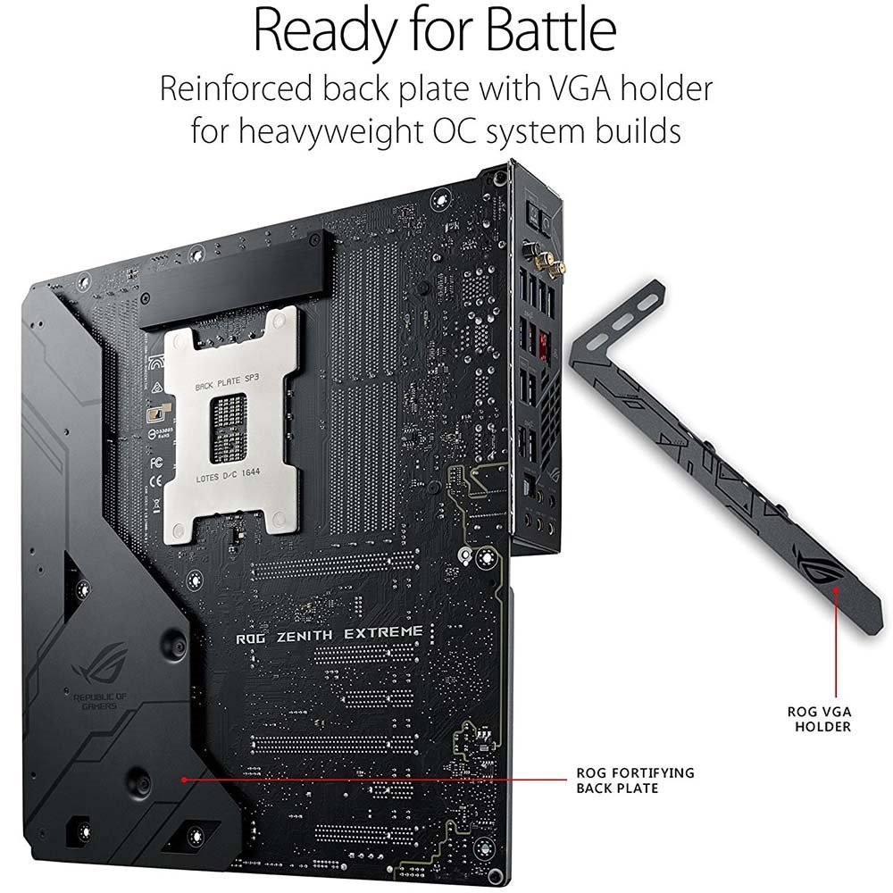 Asus ROG ZENITH EXTREME X399 DDR4 M.2 U.2 WiGig 16x Threadripper ...