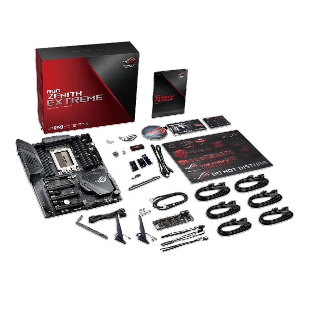 Asus ROG ZENITH EXTREME X399 DDR4 M.2 U.2 WiGig 16x Threadripper ...
