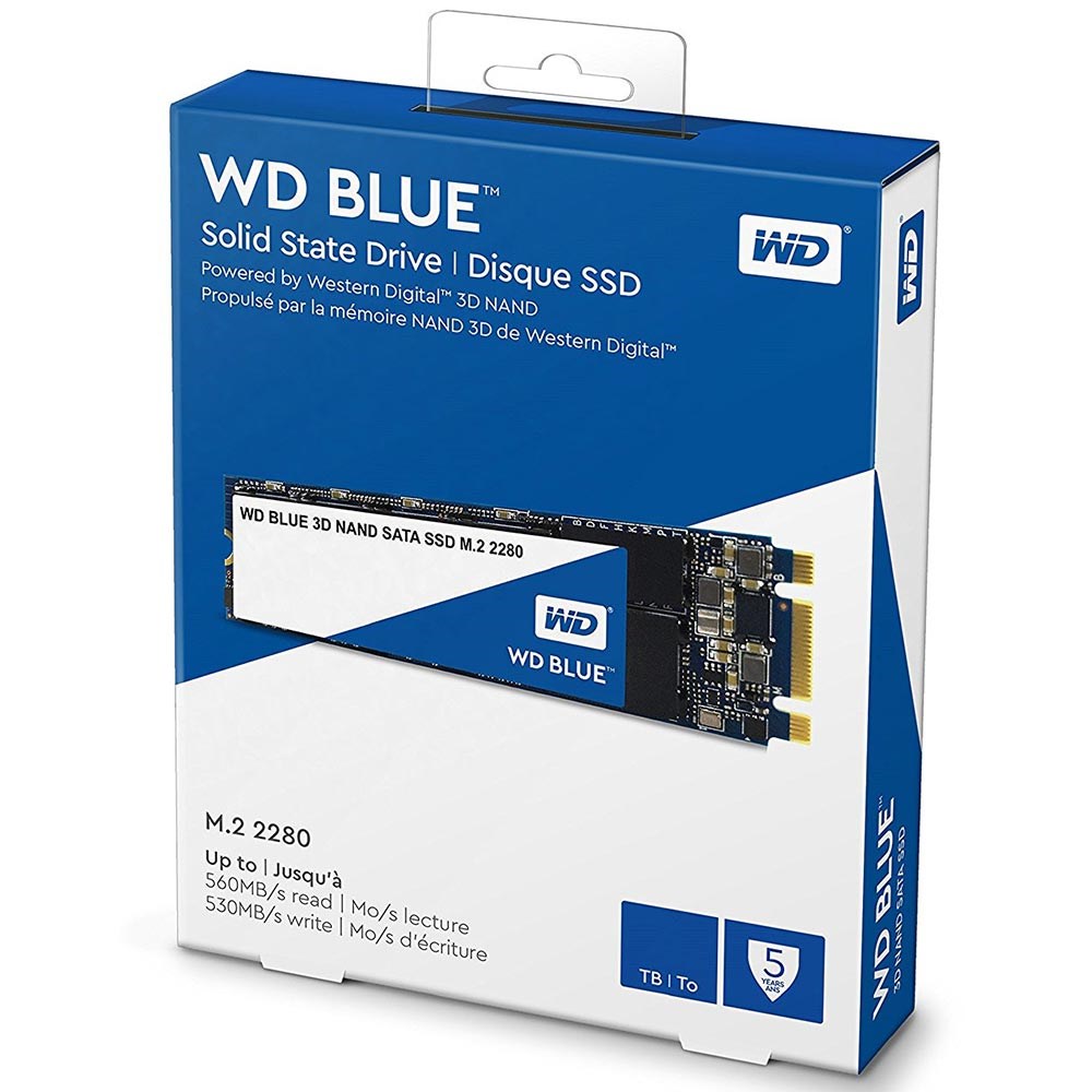 Western Digital WDS250G2B0B Blue 3D NAND SSD 250B M.2 2280 550/525Mb